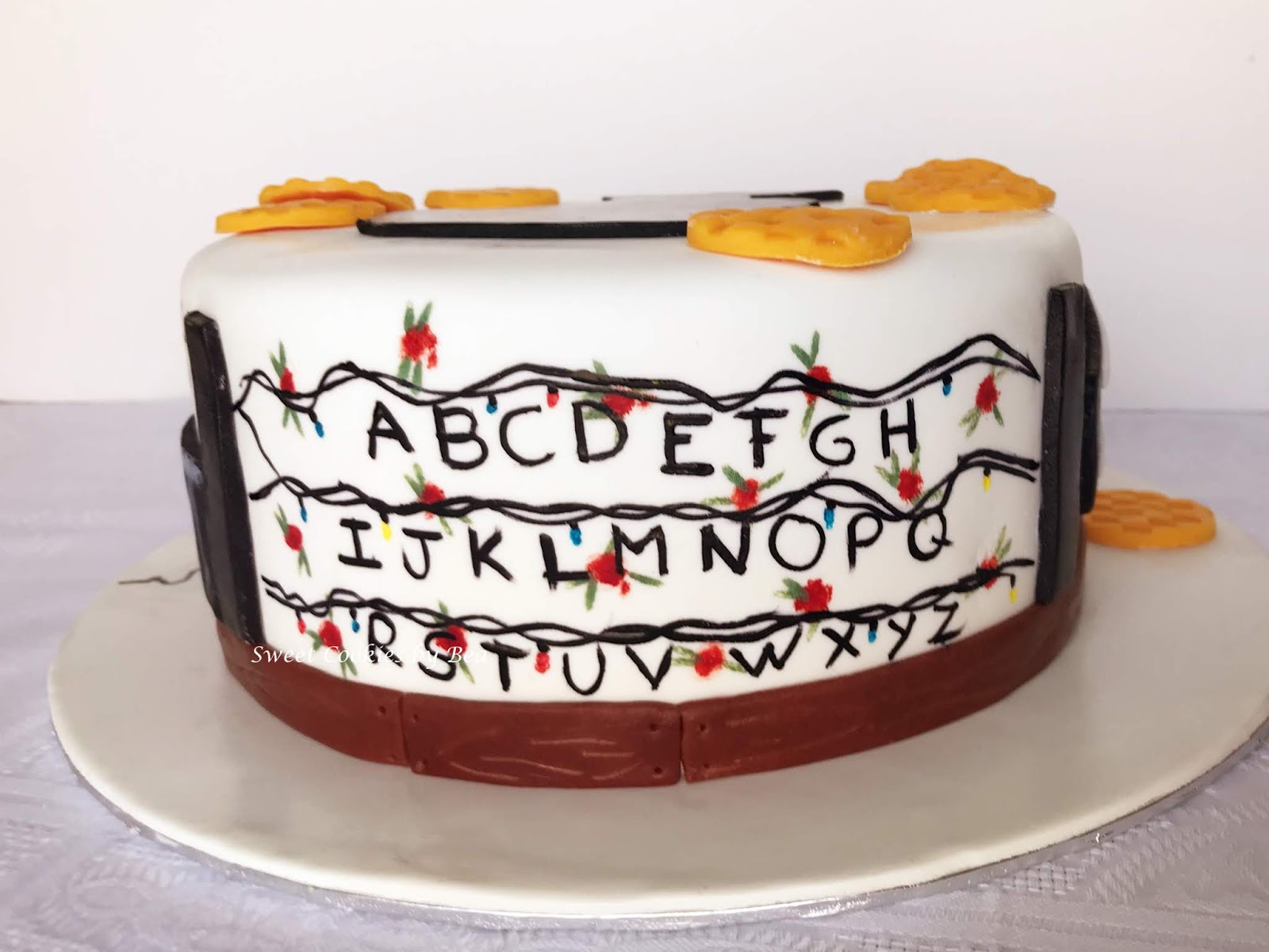 Sweet Cookies by Bea: Tarta fondant Stranger Things