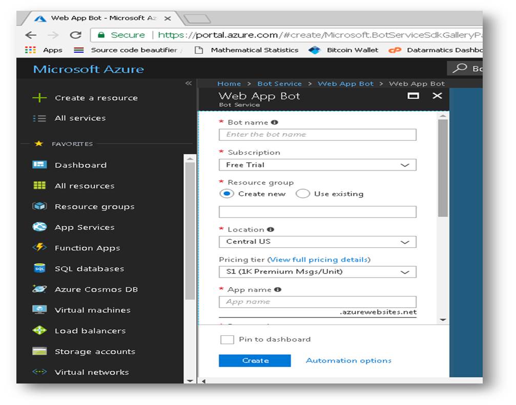 Bot Framework Tutorial 2: Create Your First Chat Bot in Azure(Step by ...
