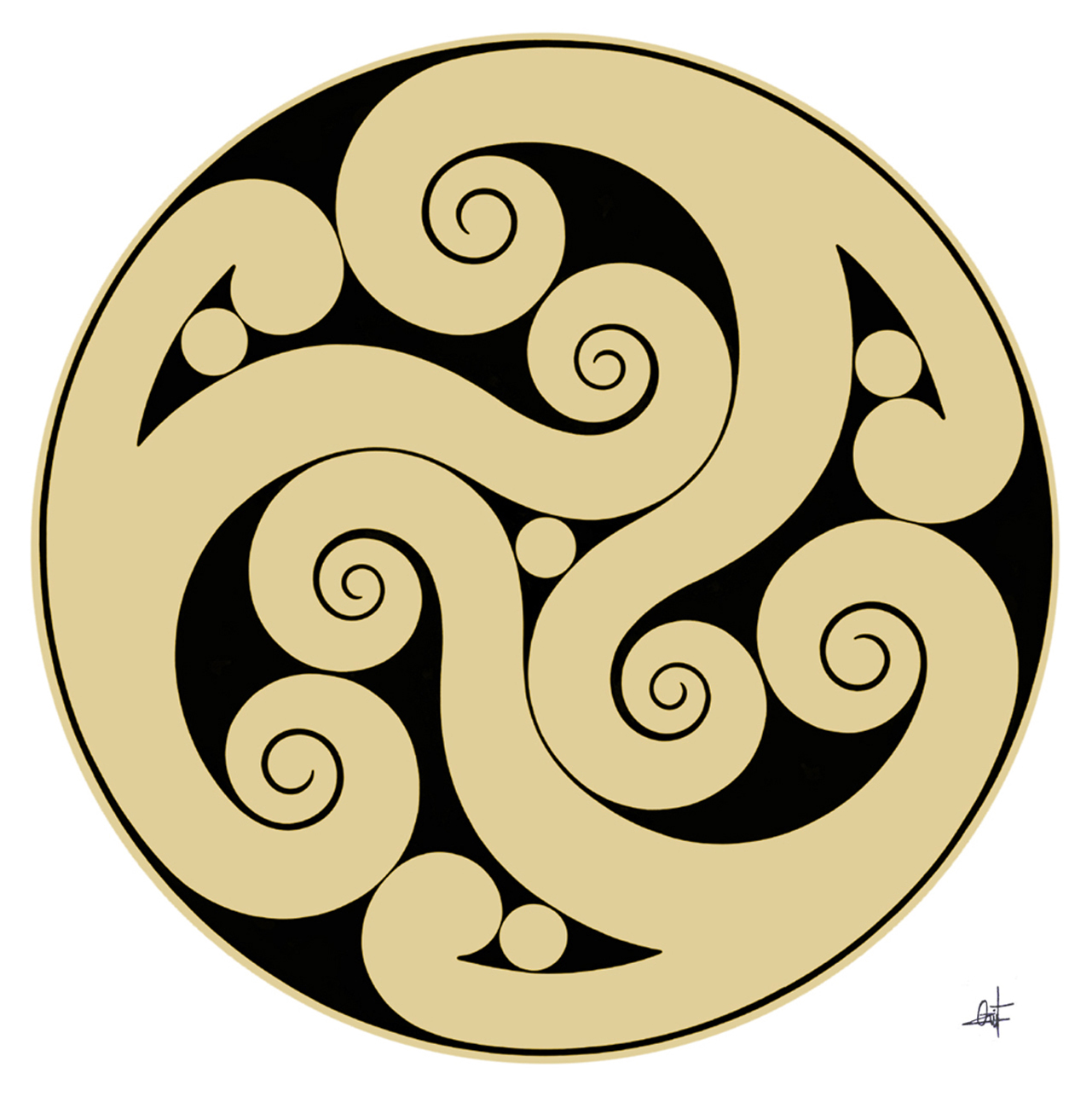 Arabesko Logotipo Trisquel Estilo Tatuaje Celta Celtic Tattoo Style arabesko-logotipo-trisquel-estilo-tatuaje-celta-celtic-tattoo-style