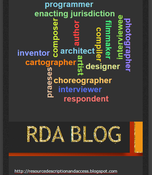 Relationship Designators in Resource Description and Access (RDA ...