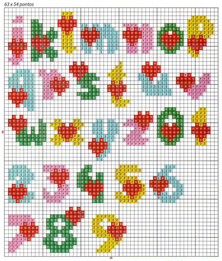 Arquivo de Artesanato: Gráfico "Letras"