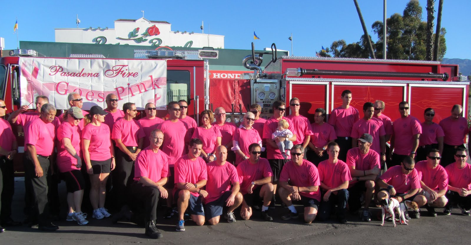 Pasadena PIO: Pasadena Firefighters Are in the Pink!
