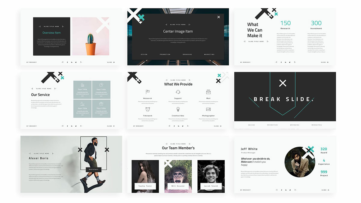 Zeen Aesthetic Free Powerpoint Template - FREE PRESENTATION TEMPLATES