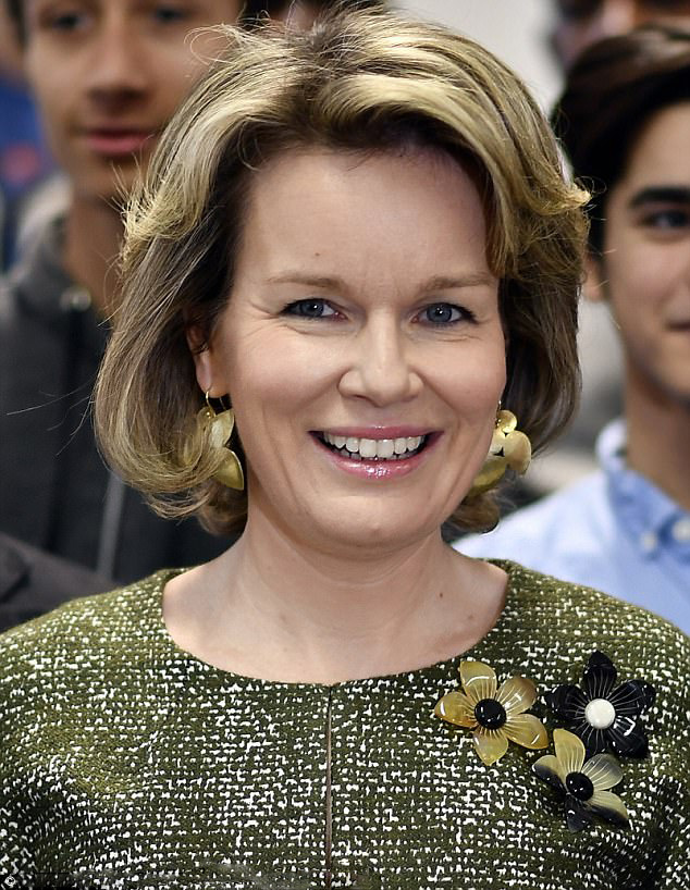 Royal Family Around the World: Queen Mathilde of Belgium, visited a ...