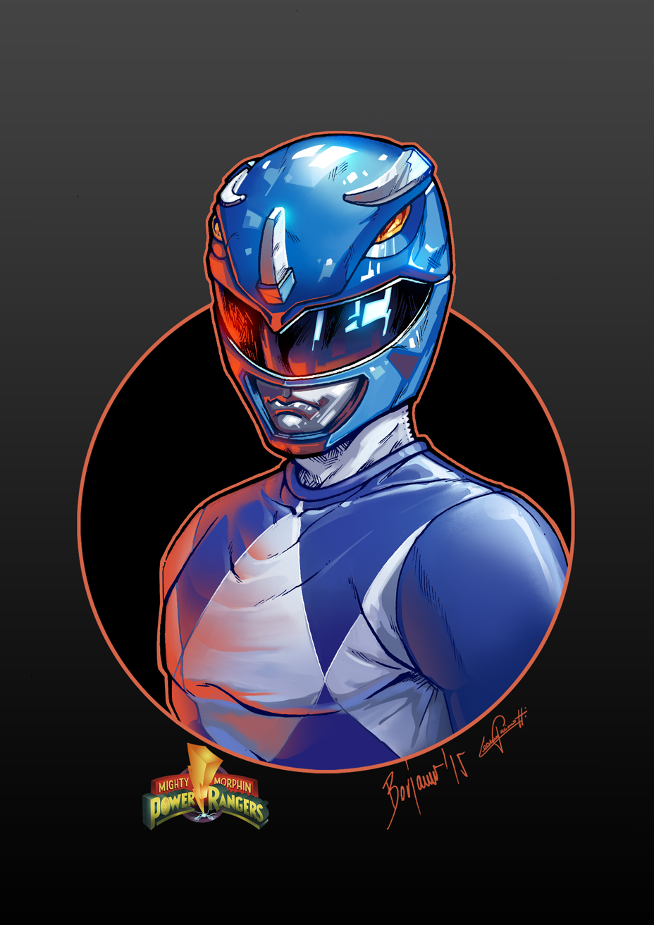 Leonardo Paciarotti [ LeoArtS ]: Mighty Morphin Power Rangers. BLUE ...