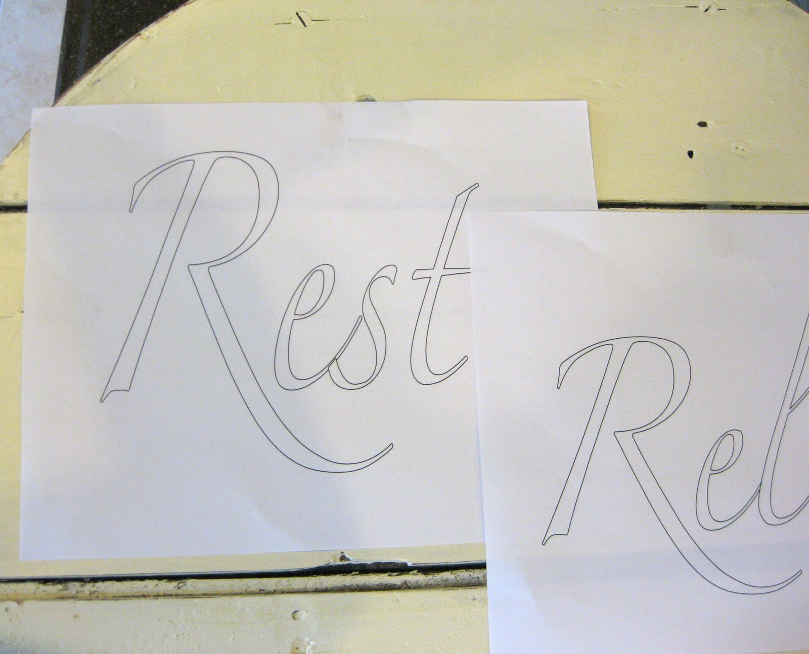 My *PINK* Life: Sign Tutorial {How to make a wood sign}