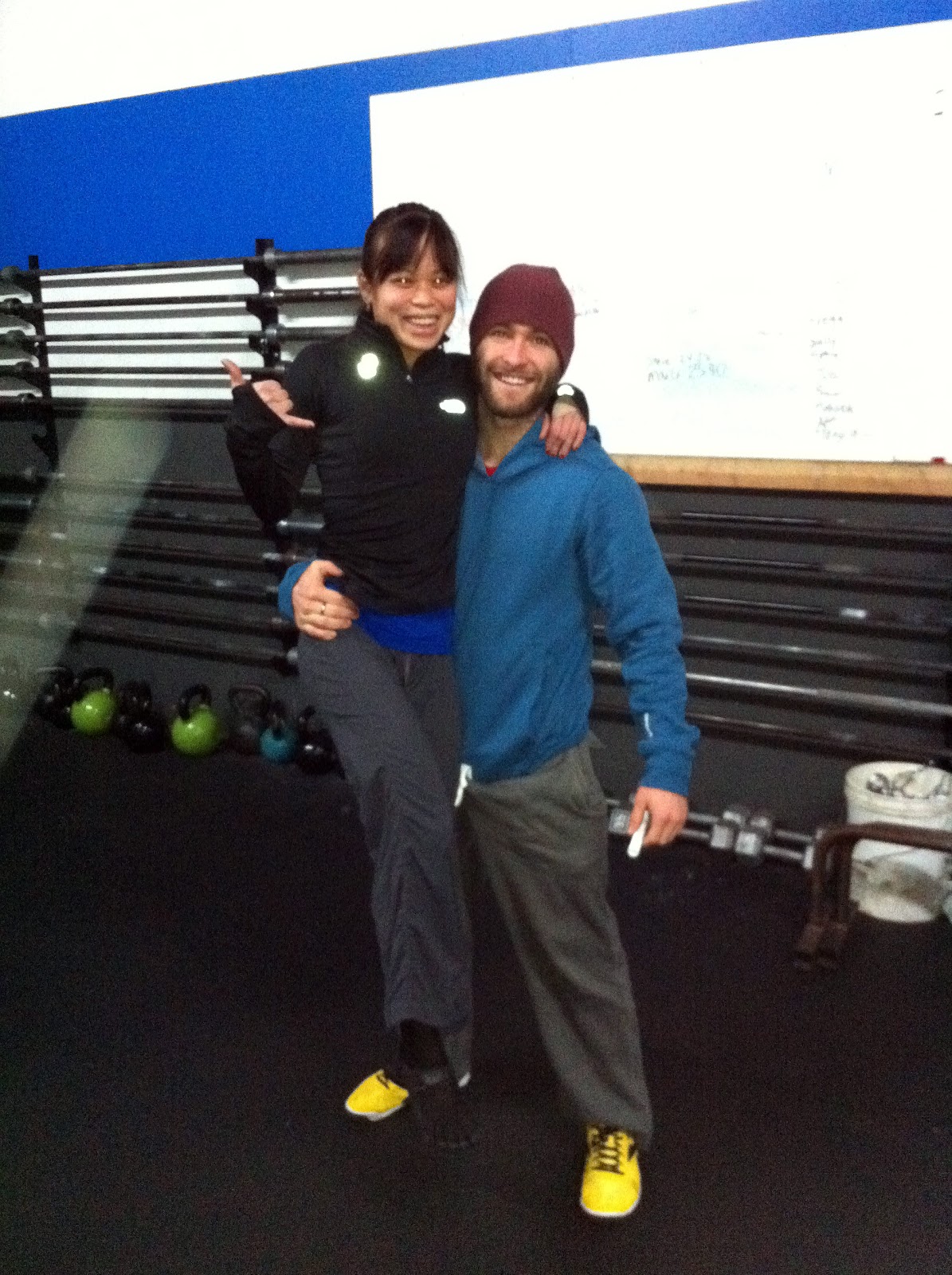 Jes' CrossFit Blog: TGU, New Coach, and Bets