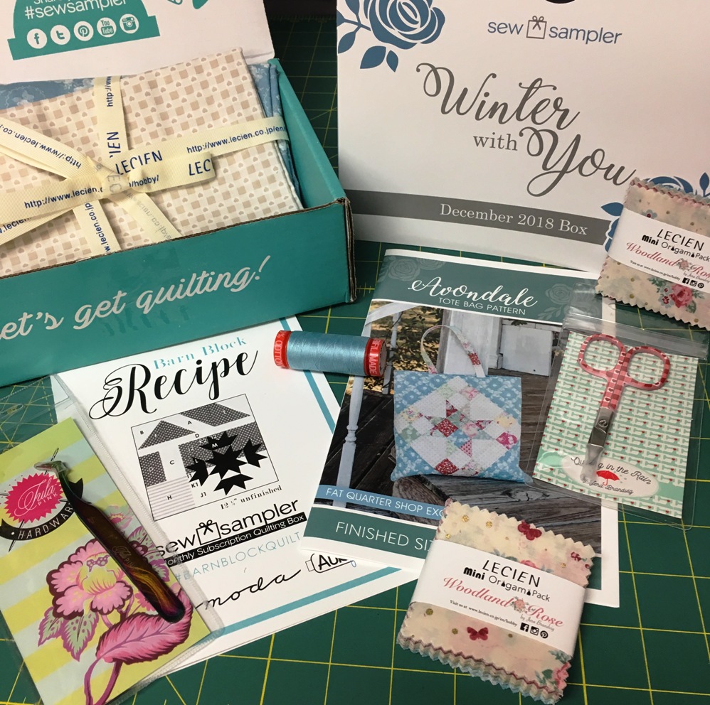 Happy Quilting: December Sew Sampler Box!!!