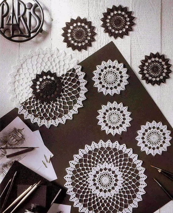 Tina's handicraft : 6 designs & patterns for doilies