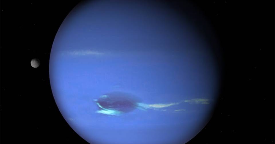 Nos Anéis de Saturno: O planeta Netuno