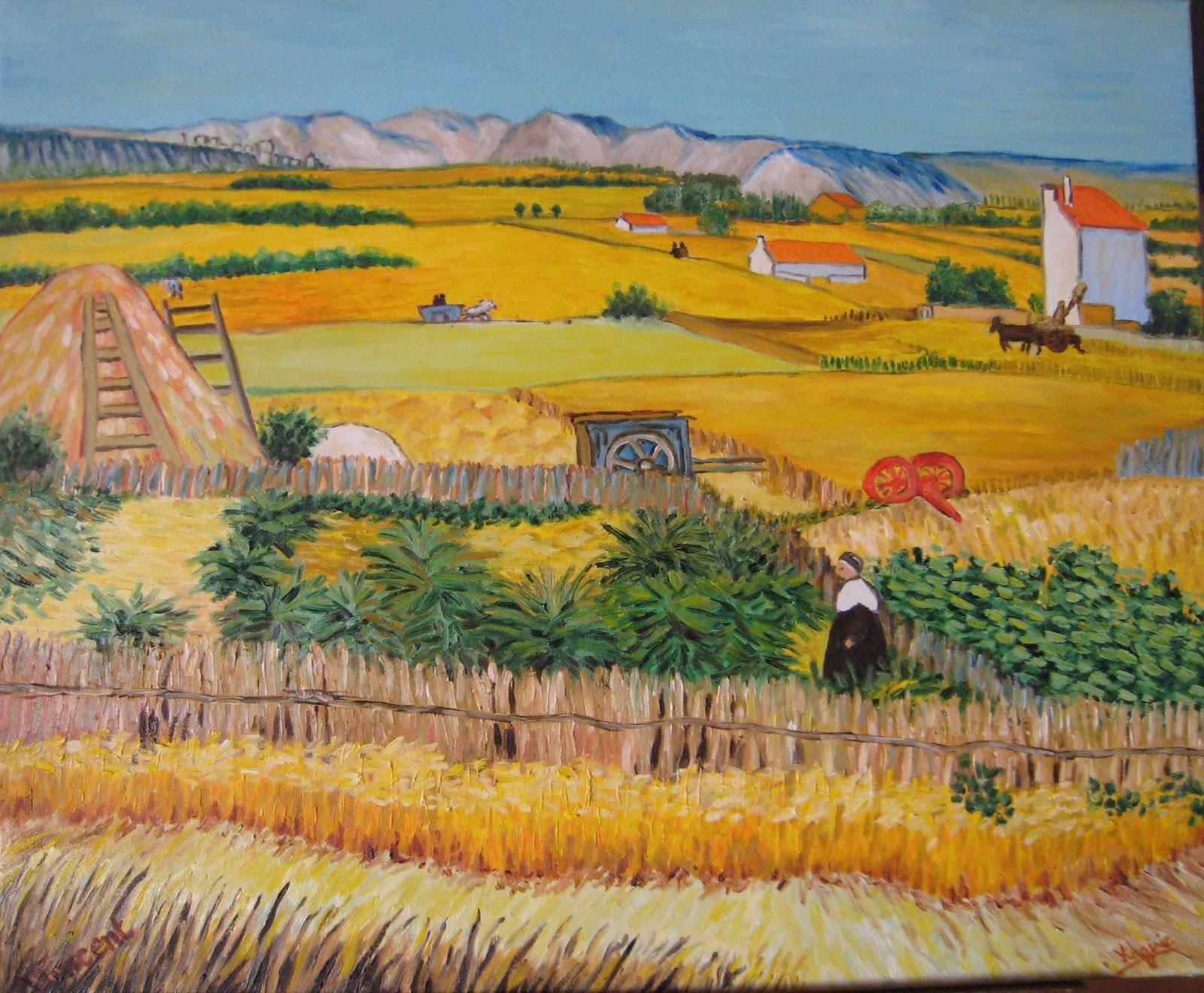 La galerie de Virginie: La moisson de Van Gogh