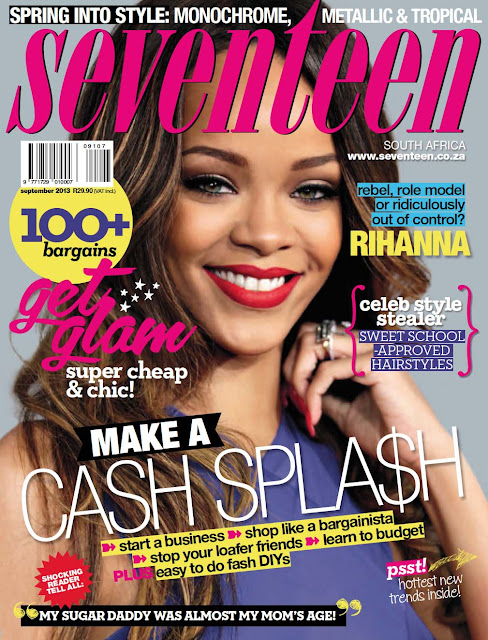 Rihanna - Seventeen South Africa Magazine September 2013 - Magazine ...