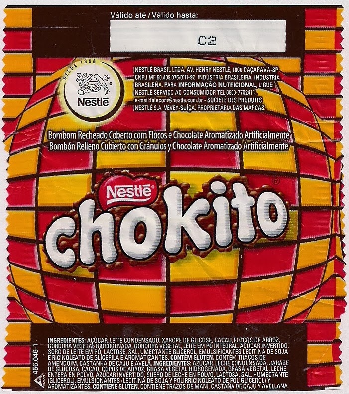 Nestlé Chocolate Wrappers!: Chokito (mini)