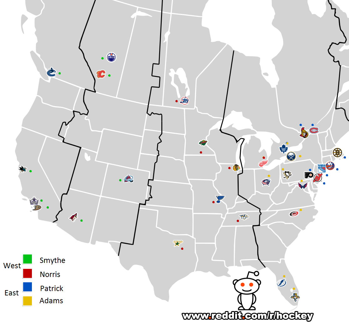 Jimmy's Untitled Hockey Blog: My Proposed 2012-2013 NHL Division Alignment