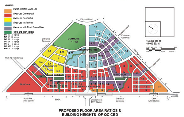 THE PROJECT REVIEW: Development : Triangle Park - The New Quezon City ...