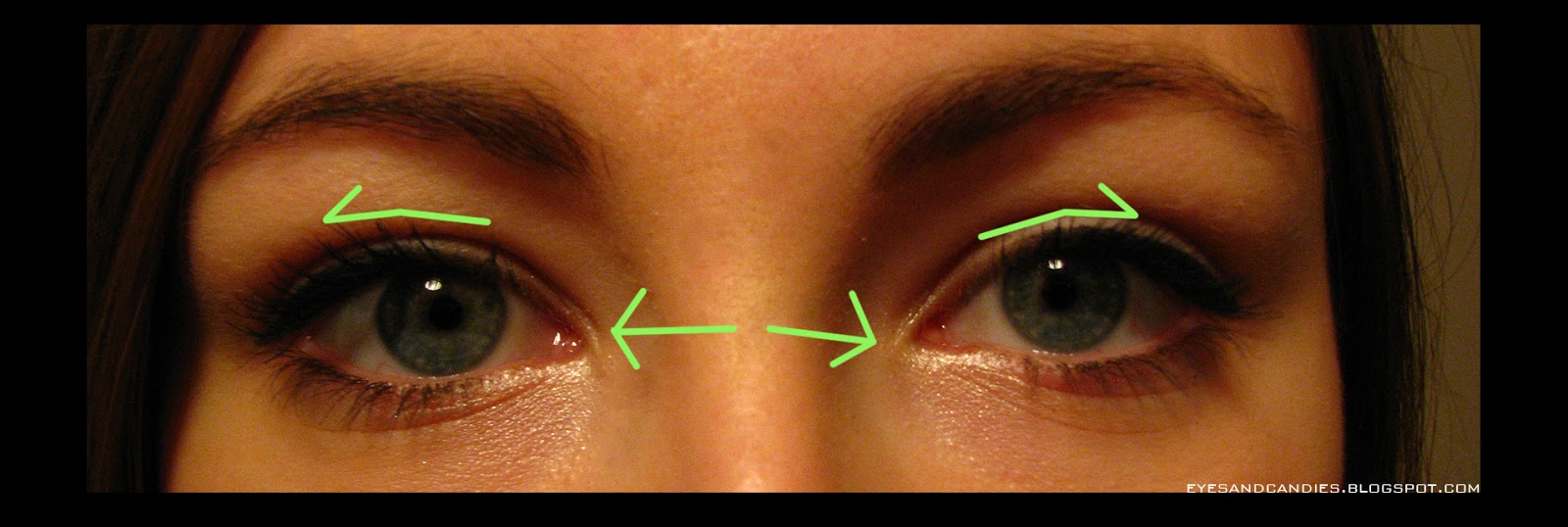 Eyes and Candies: TIPS: close set eyes!