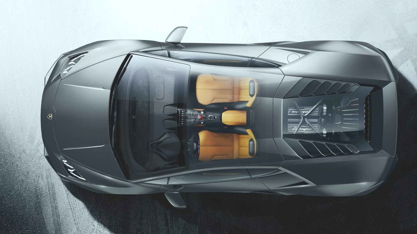 Lamborghini Huracan LP 610-4 Top View Automotive Wallpapers HD