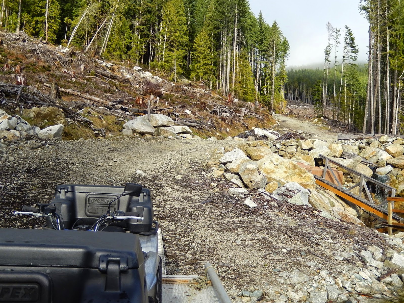 Powell River Quad Rides: Chip North to Theodosia Inlet