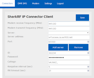 SharkRF openSPOT Tutorial hELP: SharkRF IP Connector Protocol server