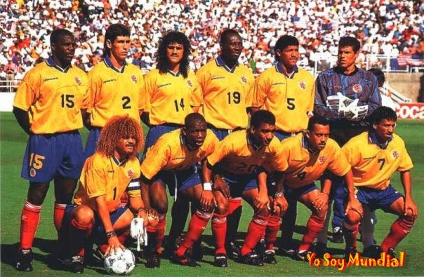 La SelecciÓn Colombia En El Mundial Usa 1994 Selección Colombia Yo