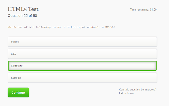 Q22 Which One Of The Following Is Not A Valid Input Control In Html5 Upwork Latest Test 2017 9447