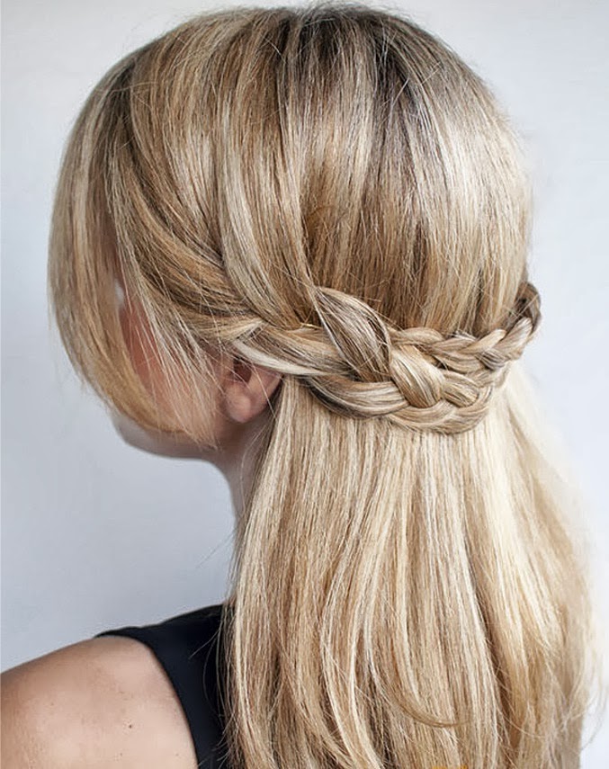 Coiffure rapide pour une soirée