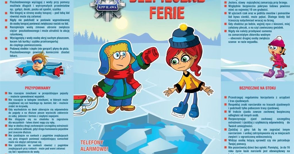 Bezpieczne ferie zimowe Bezpieczne ferie zimowe