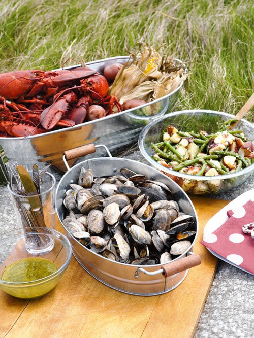 enchantée: entertaining inspiration: clam bake