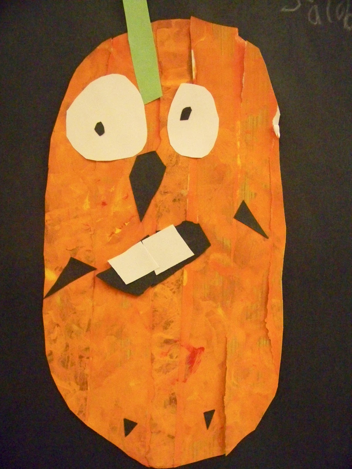 candice ashment art: Goofy Mixed Media Halloween Pumpkins! {tutorial}