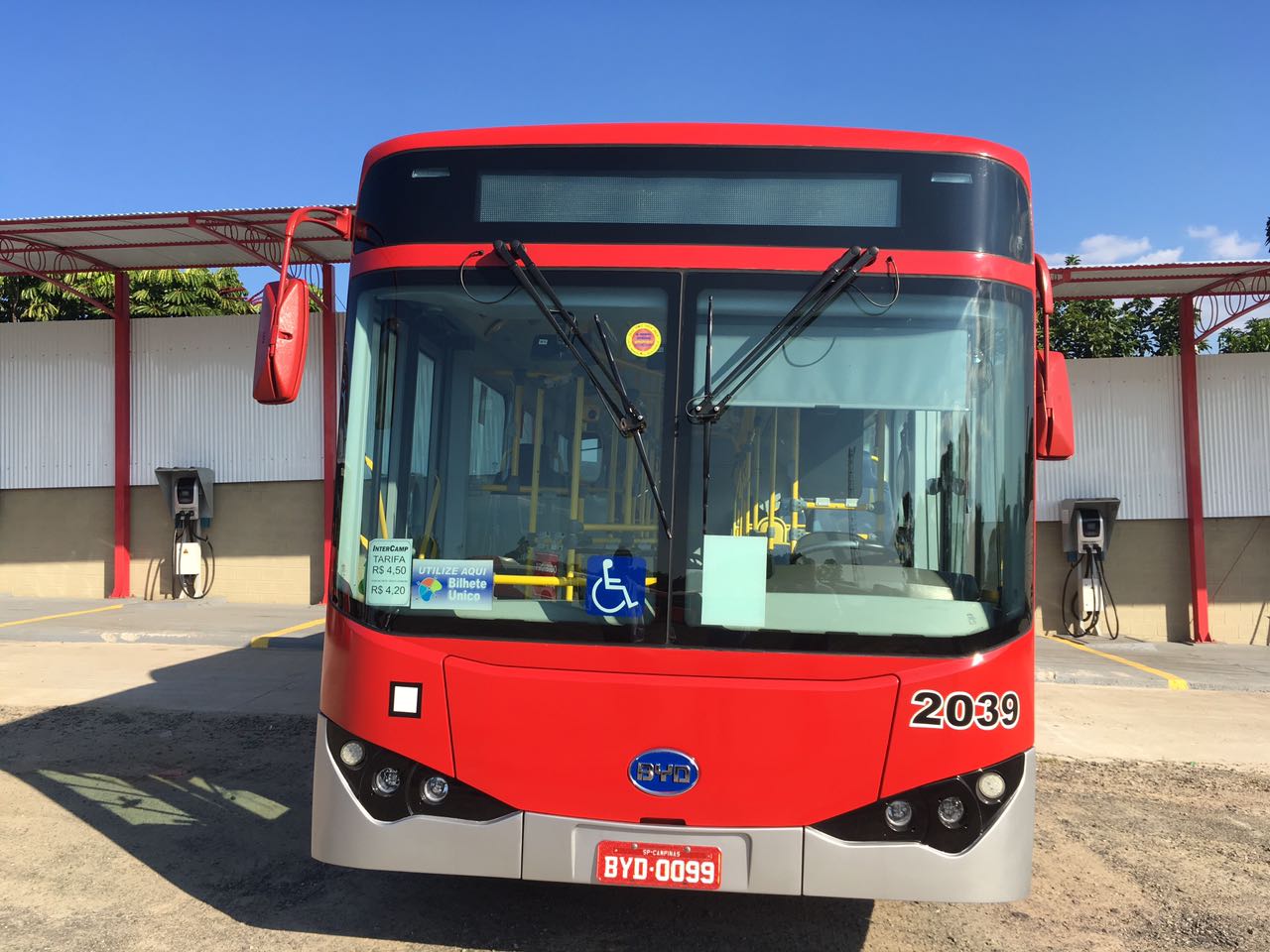 Transporte eléctrico: Campinas (San Pablo,Brasil): Diez buses ...