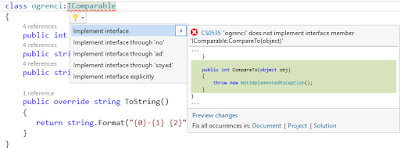 Yazılımca: C# IComparable Interface'ni Kullanarak Nesnelerin Karşılaştırılması