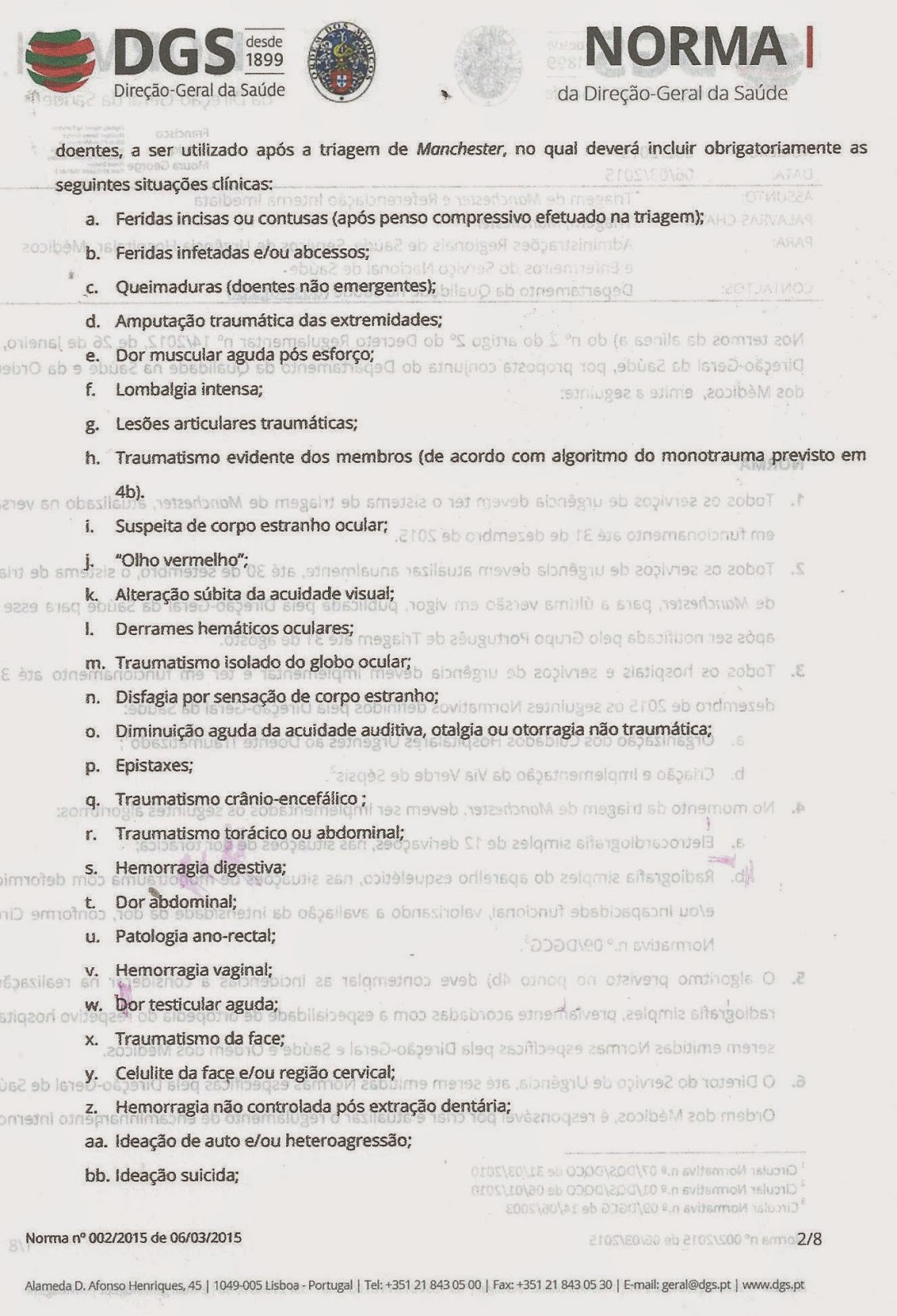 O Sindicalista: PRESCRIÇÕES ENFERMEIRAS - NORMA 002_2015 DE 06_03_2015 ...