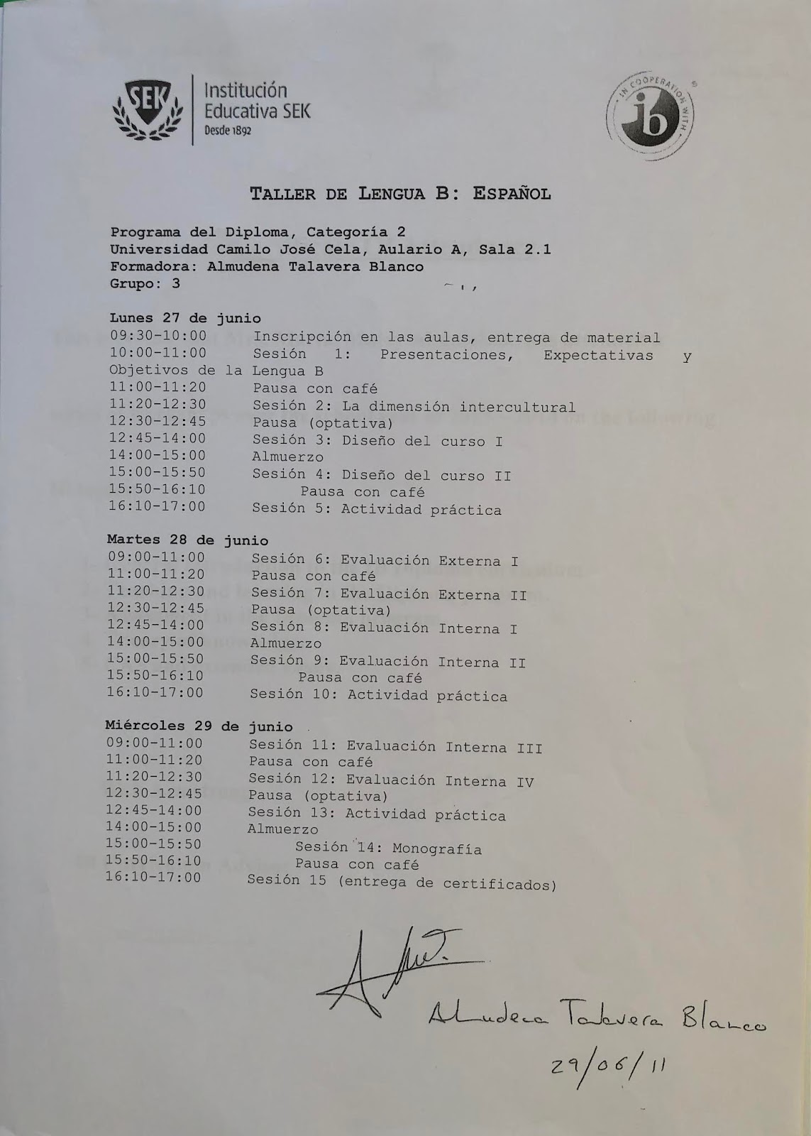 Portfolio by Marta Muley: International Baccalaureate Diploma