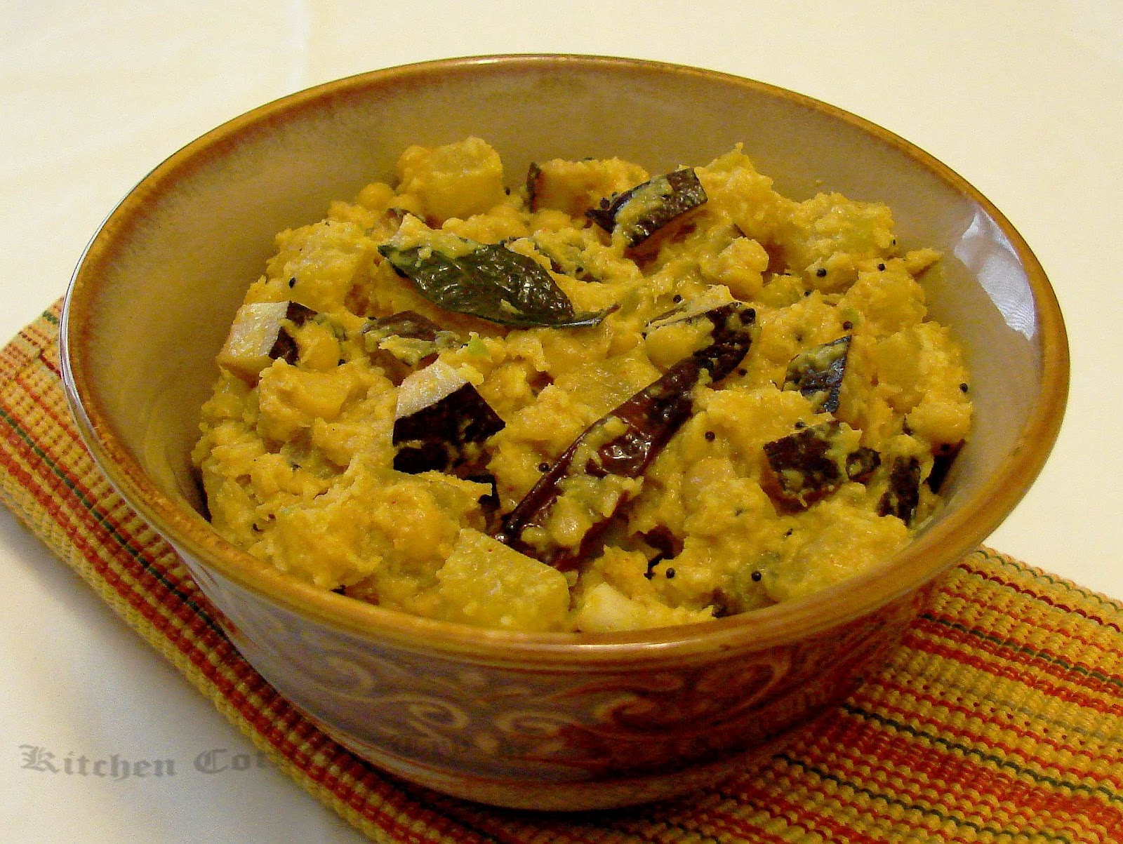 Kumbalanga Kadala Paruppu Kootu Curry