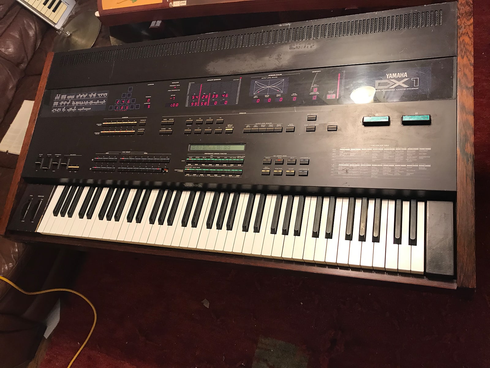 MATRIXSYNTH: Yamaha DX1 Programmable Algorithm Synthesizer w/ Original ...