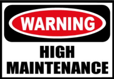 Robby Bradford's Blog: What Being "High Maintenance" Says About You