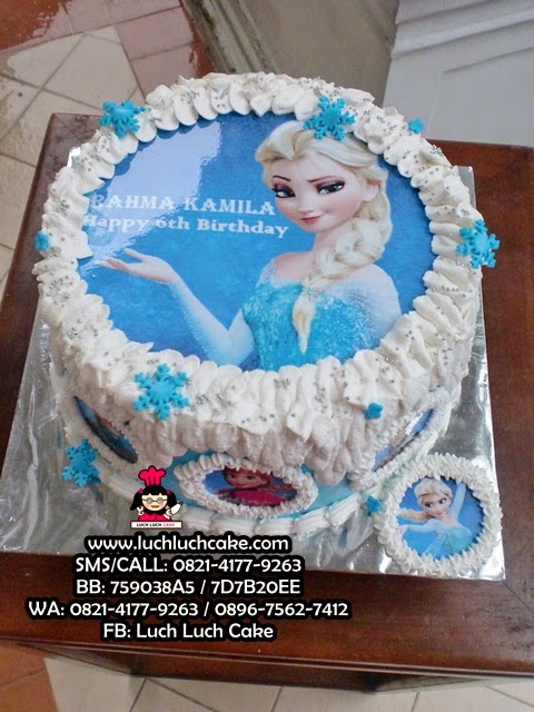 Kue Ultah Frozen Edible - 01 Kue Ultah Pusat