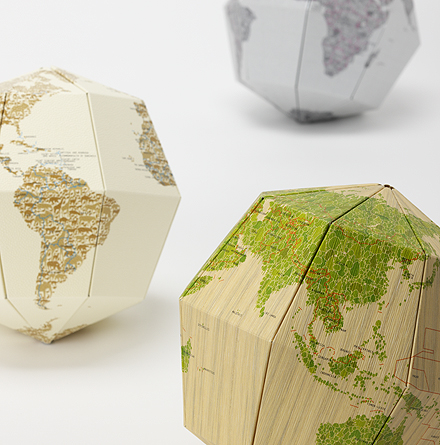 of paper and things: paper fix | paper model globes