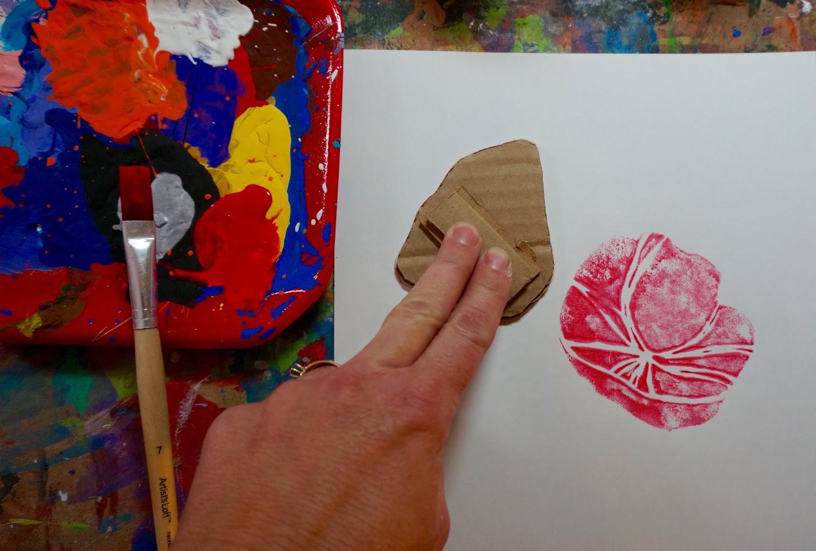 that artist woman: Poppy Printmaking