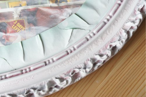 i d l e w i f e : DIY project: decoupage mirror frame