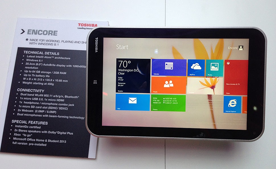 Toshiba Encore 8-inch Windows Tablet