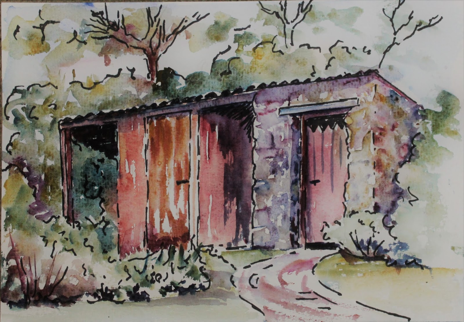 Art by Judith Farnworth: Line and Wash