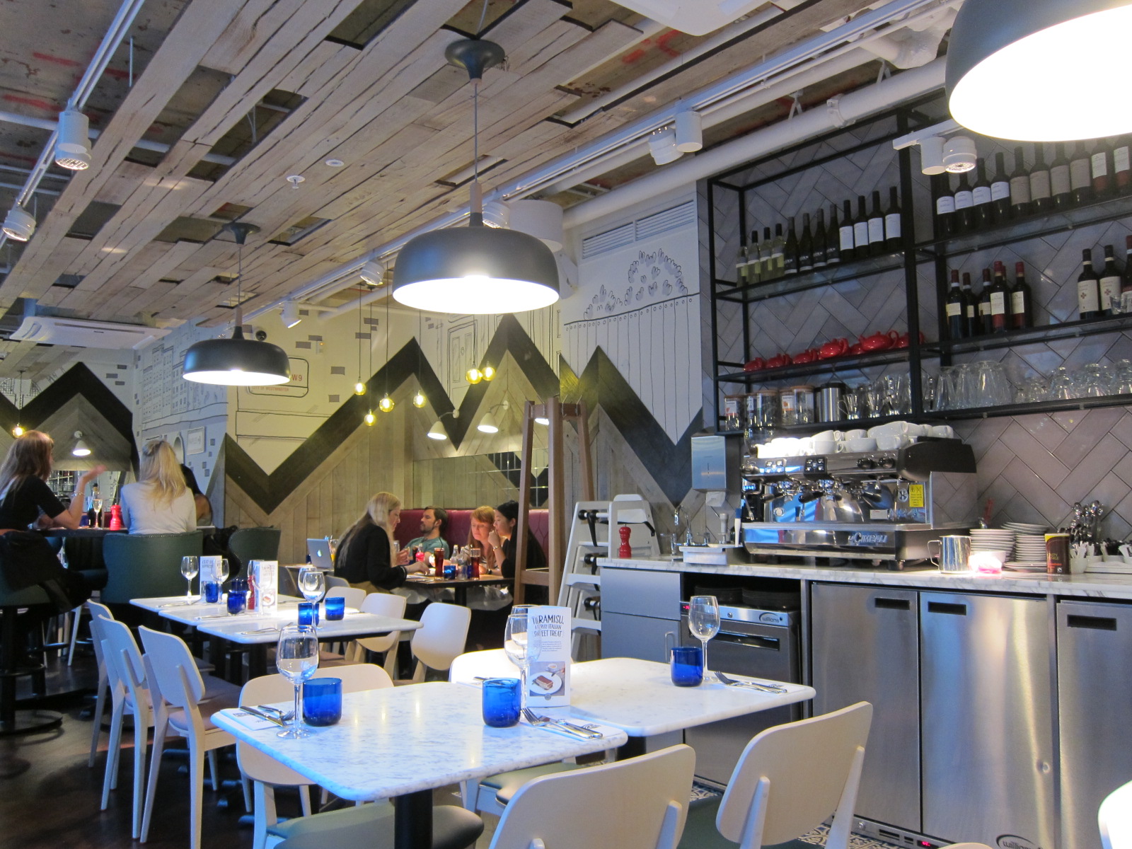 Al Fresco Pizza at Pizza Express Merchant Square, Paddington / LUCY ...