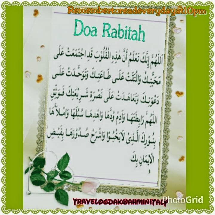 Travelog dakwah seorang musafir : Doa Rabitah- Doa Kasih Sayang - Doa ...