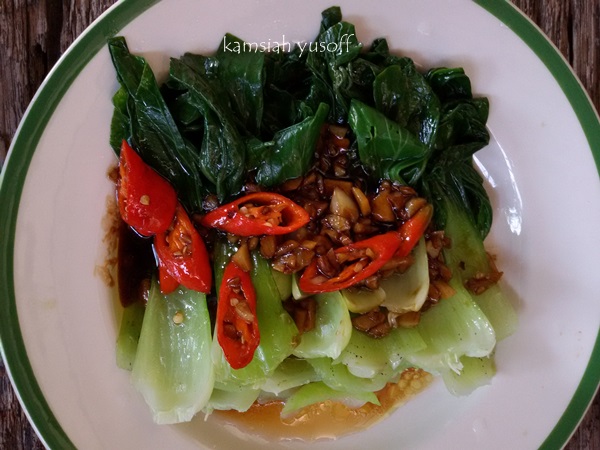 Resepi Sayur Pak Choy Goreng | Detik Detik Indah Dalam Hidupku