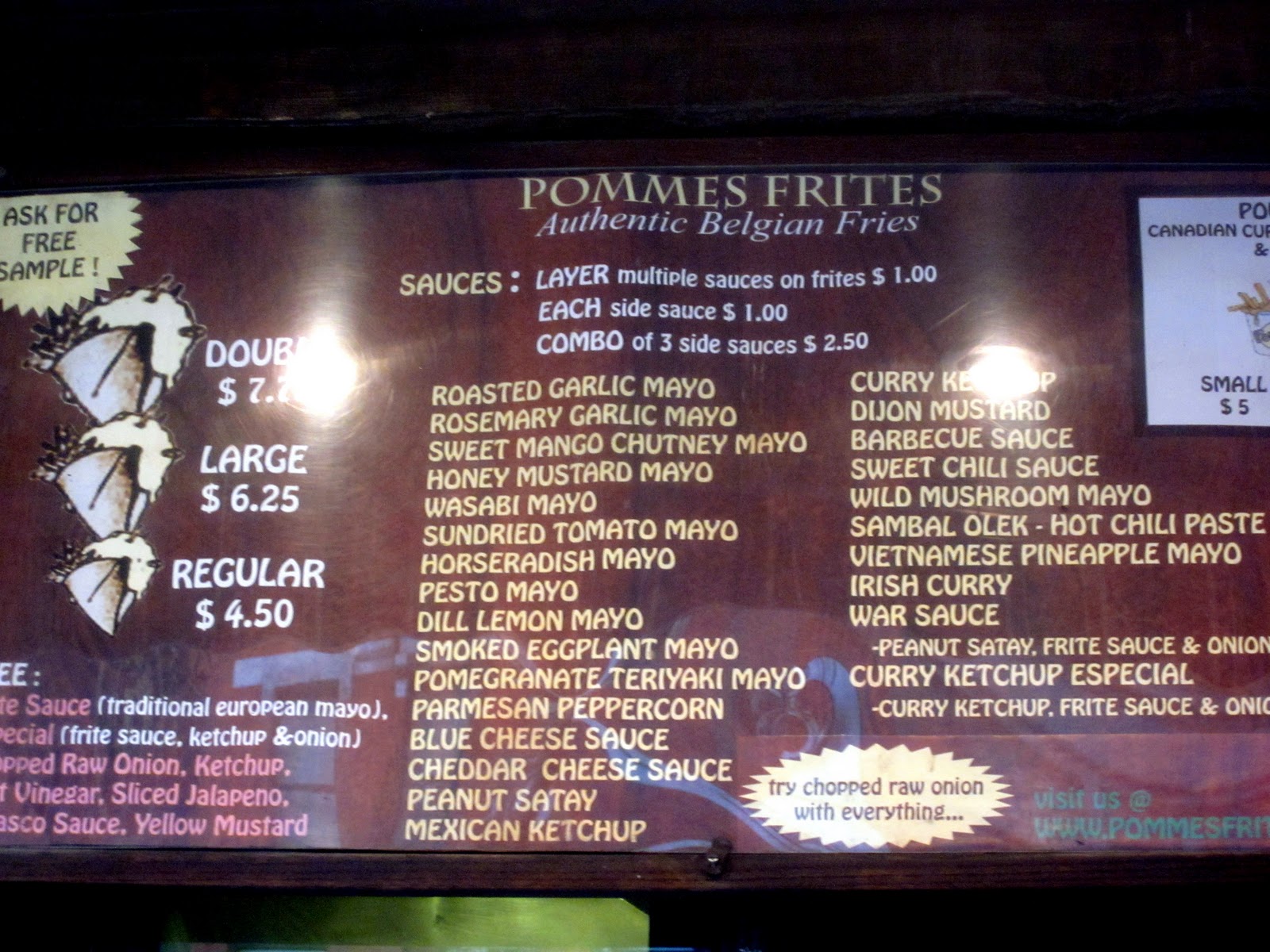 The Foodie Monster!: Pommes Frites in the East Village....Still the ...