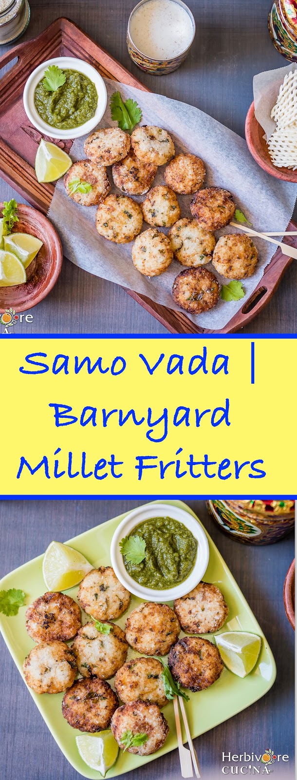 Samo Vada | Barnyard Millet Fritters - Delicious Recipes