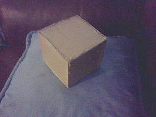 Artful Expression: Paper Mache: Tesseract - Completed!