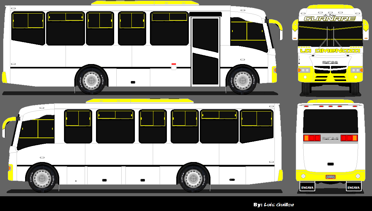 Diseños Autobuses Venezuela: Encavas Pintadas