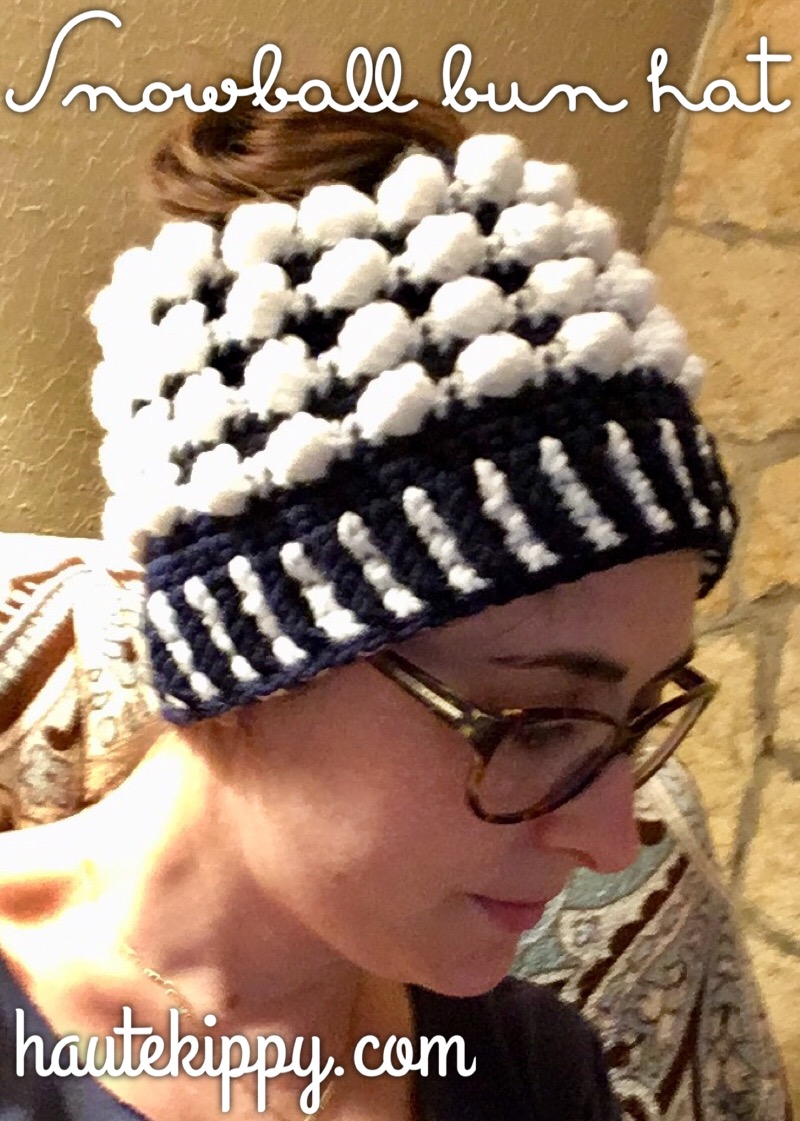 Haute Kippy: Snowball Bun Hat